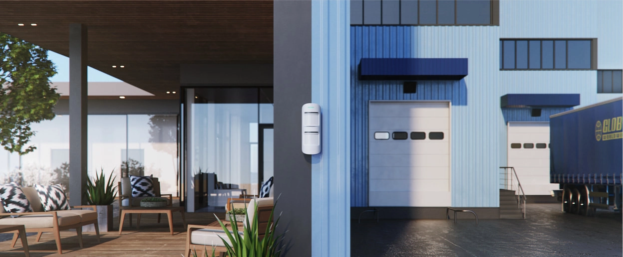 MotionProtect Outdoor — wireless outdoor motion detector with an ...