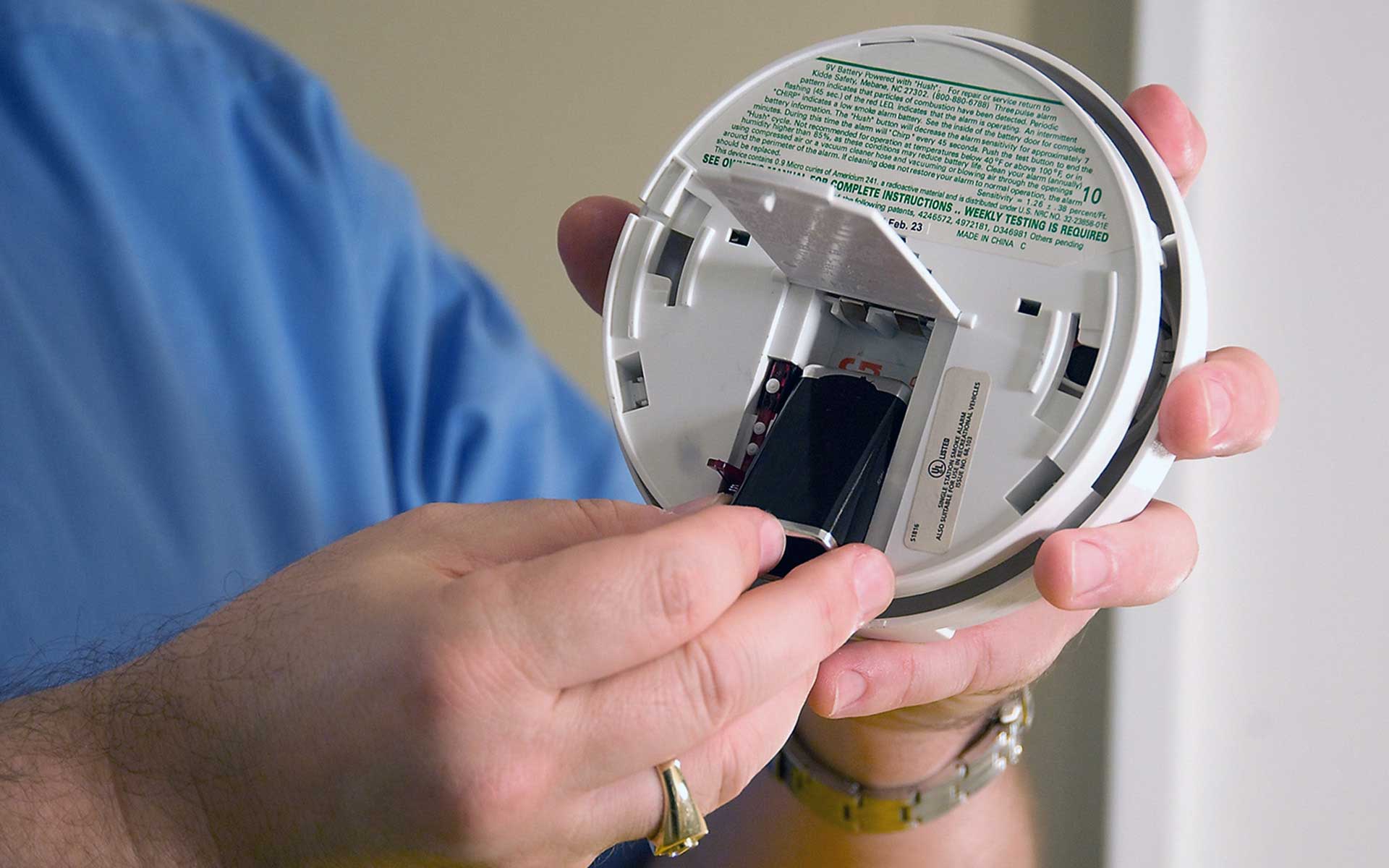 A reminder to change the batteries in your smoke detector - Safety ...